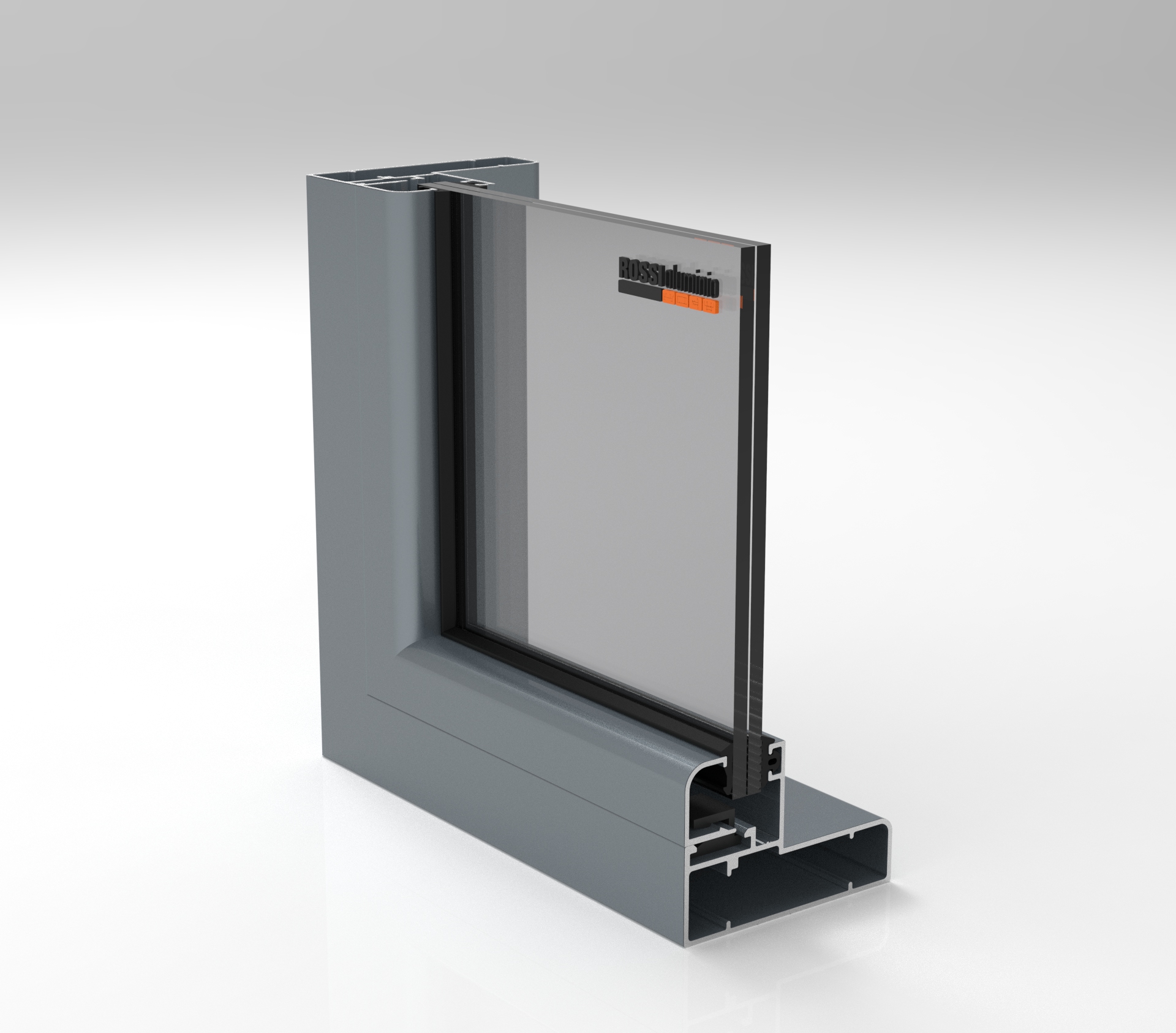 Rossi-Aluminio | Paño Fijo - RA 64